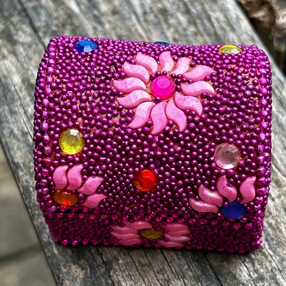 Other | New Bedazzledhandcrafted Bejeweled Box | Poshmark